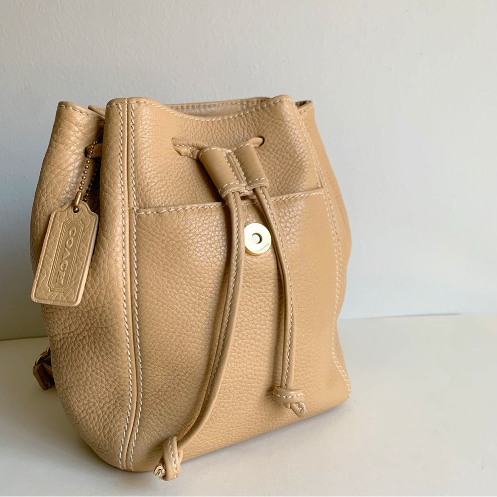 Vintage Coach Mini Backpack Sonoma 4925 Tan Leather U… - Gem